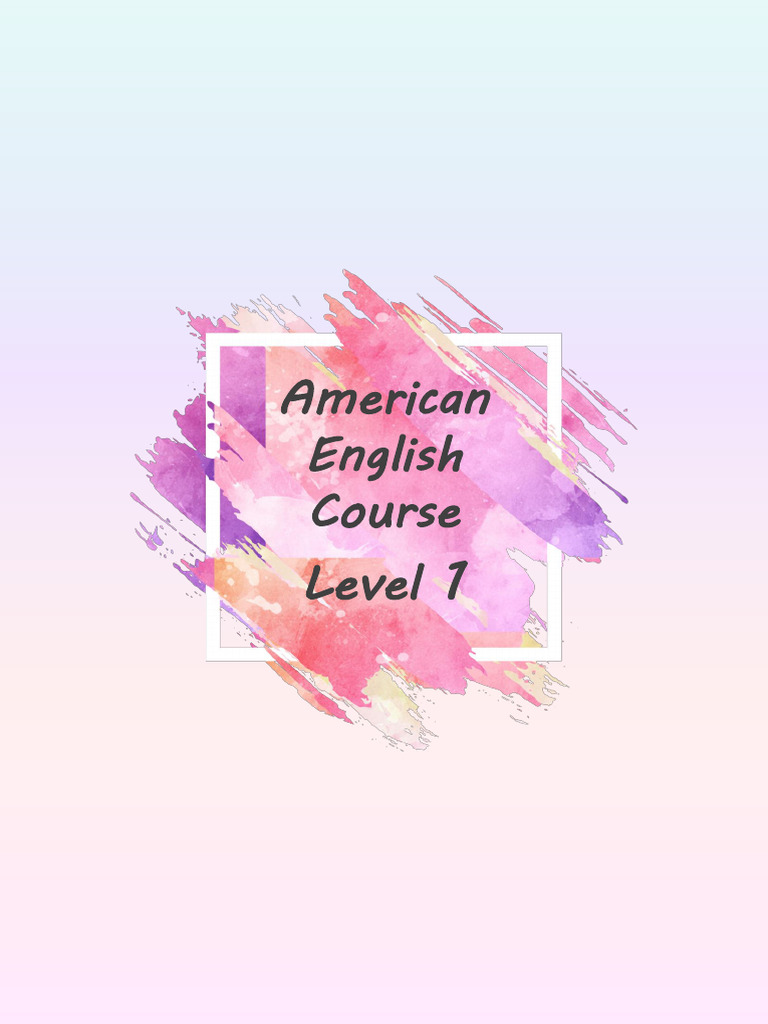 American English Course Level | PDF | Lingüística | Sintaxis