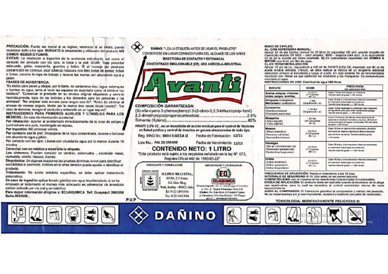 1.etiqueta Avanti | PDF