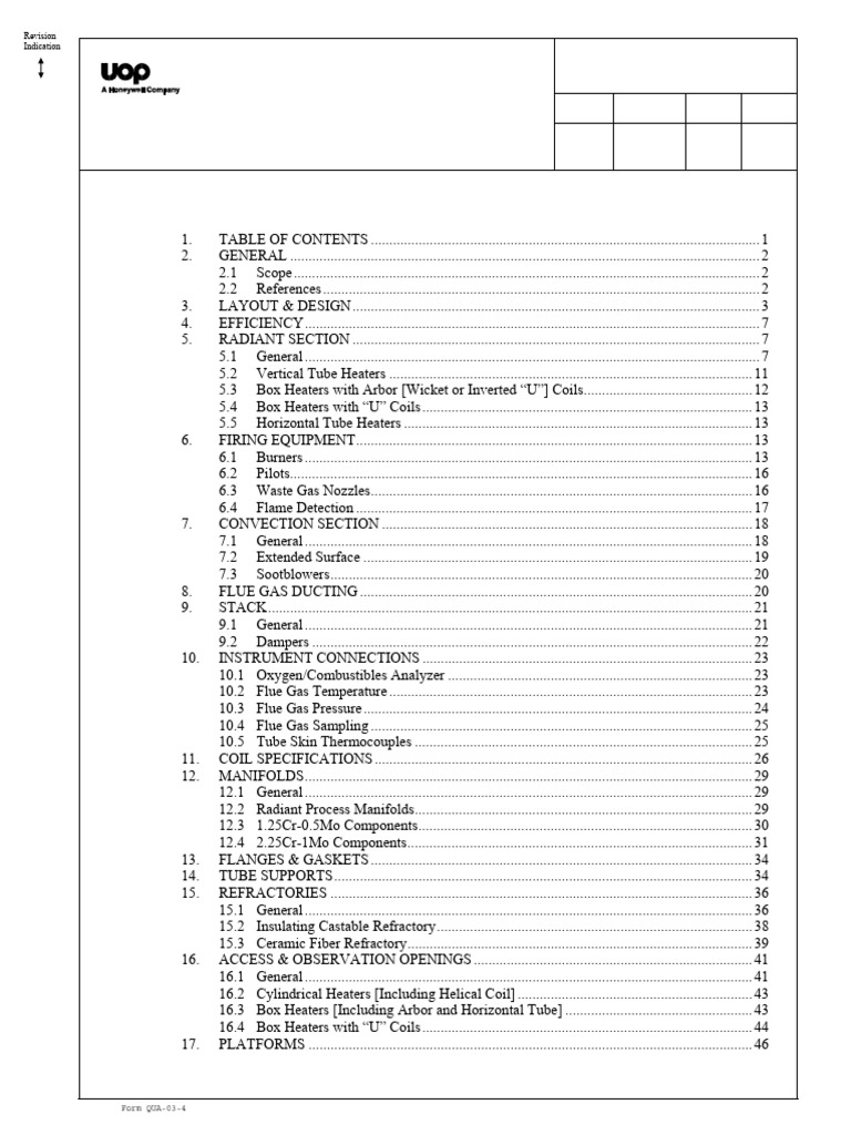 UOP 2 12 v6 (2009) Fired Heaters | PDF | Pipe (Fluid Conveyance) | Mechanical Engineering