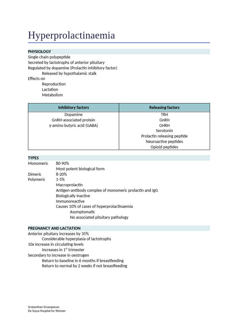 Hyper Prolactin A Emi A | PDF | Luteinizing Hormone | Endocrinology