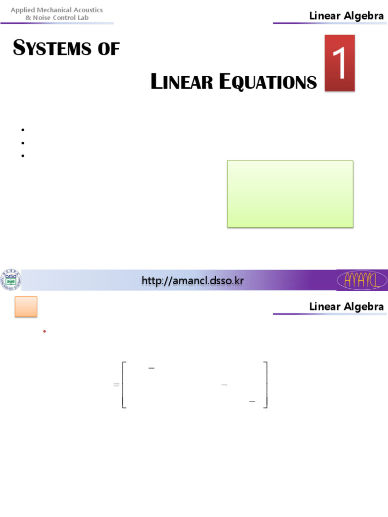 LA CH1 DAY05 2024-LU Decomposition | PDF | Matrix (Mathematics ...