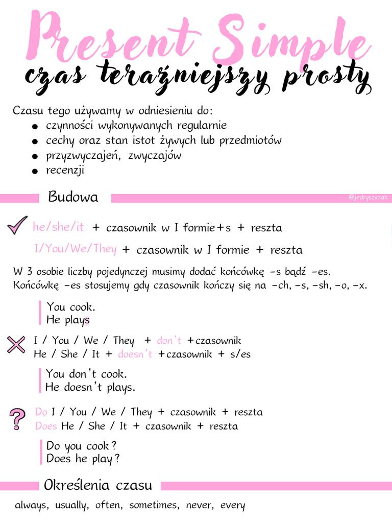 Present-Simple-1 | PDF