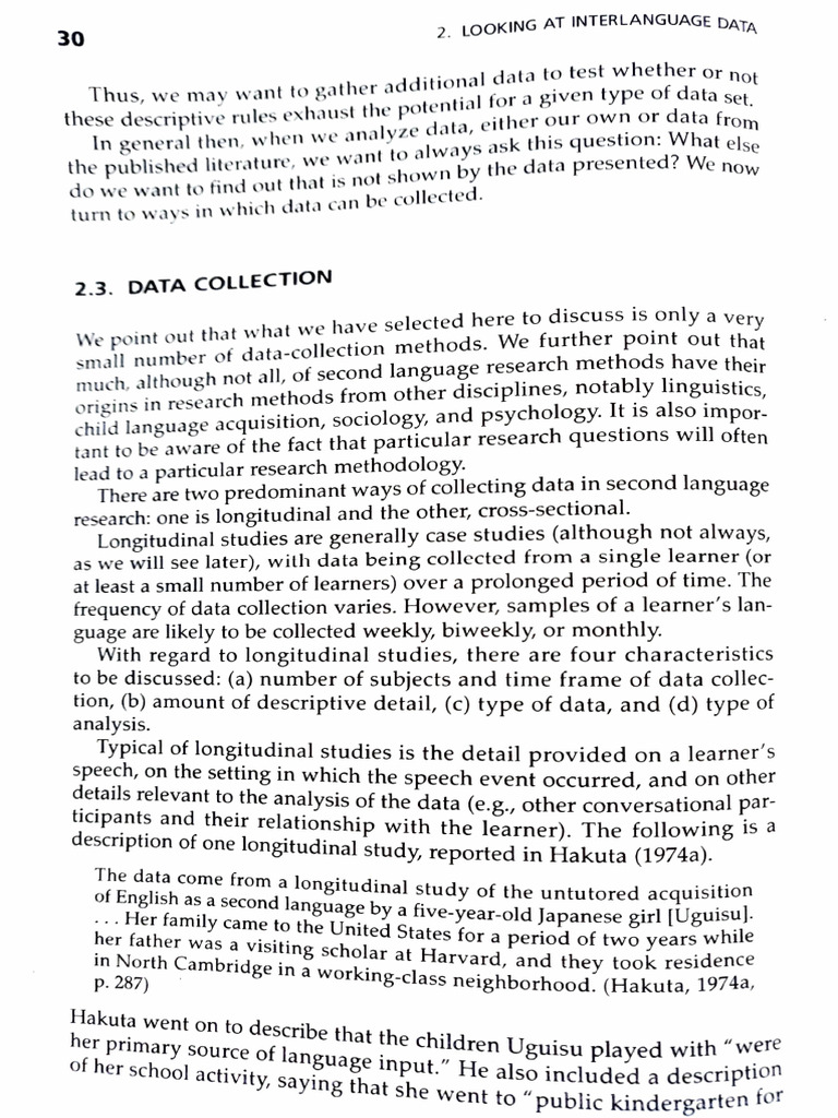Data Collection | PDF | Data | Second Language
