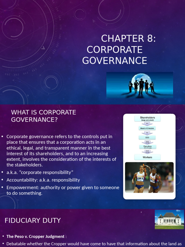 Lesson 16 Corporate Governance | PDF | Incentive | Conflict Of Interest