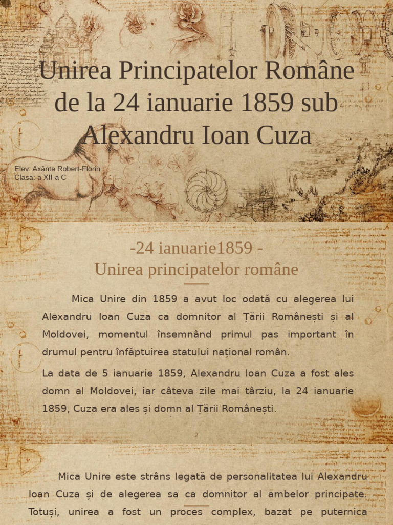 Mica Unire | PDF