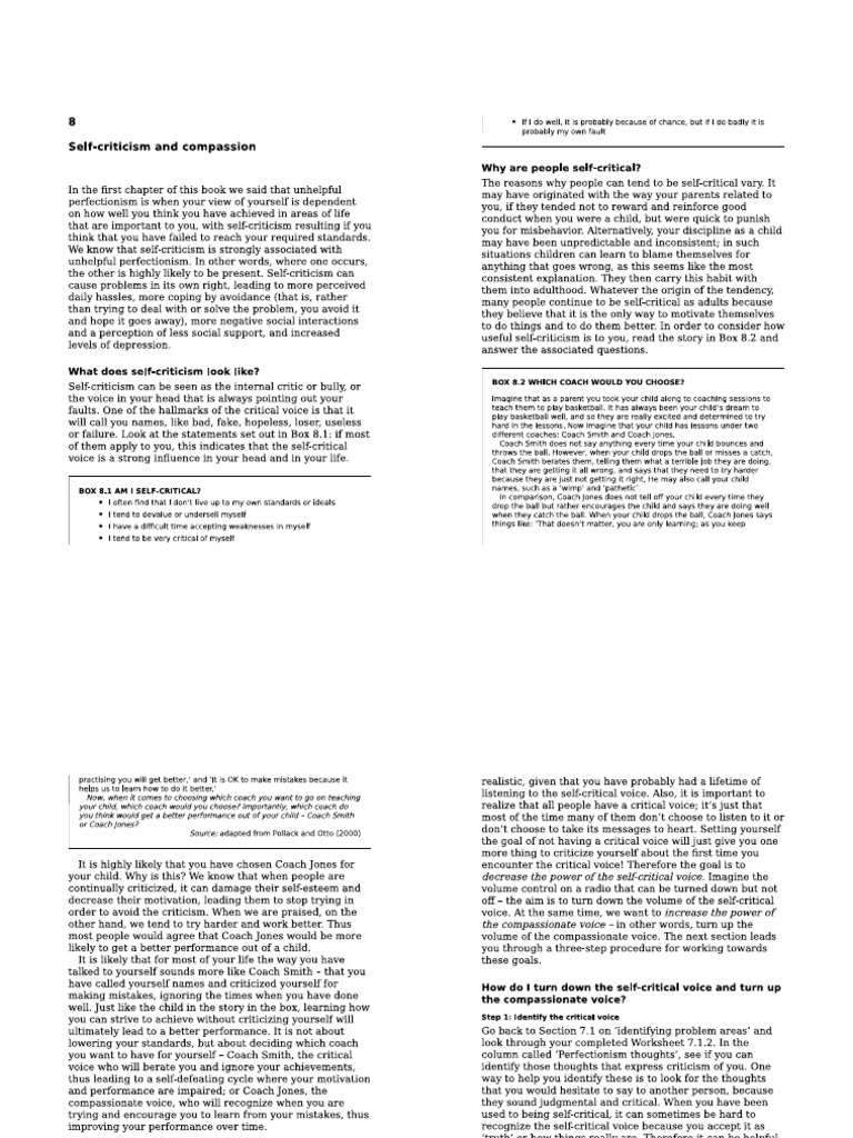 Overcoming Perfectionism 2 | PDF