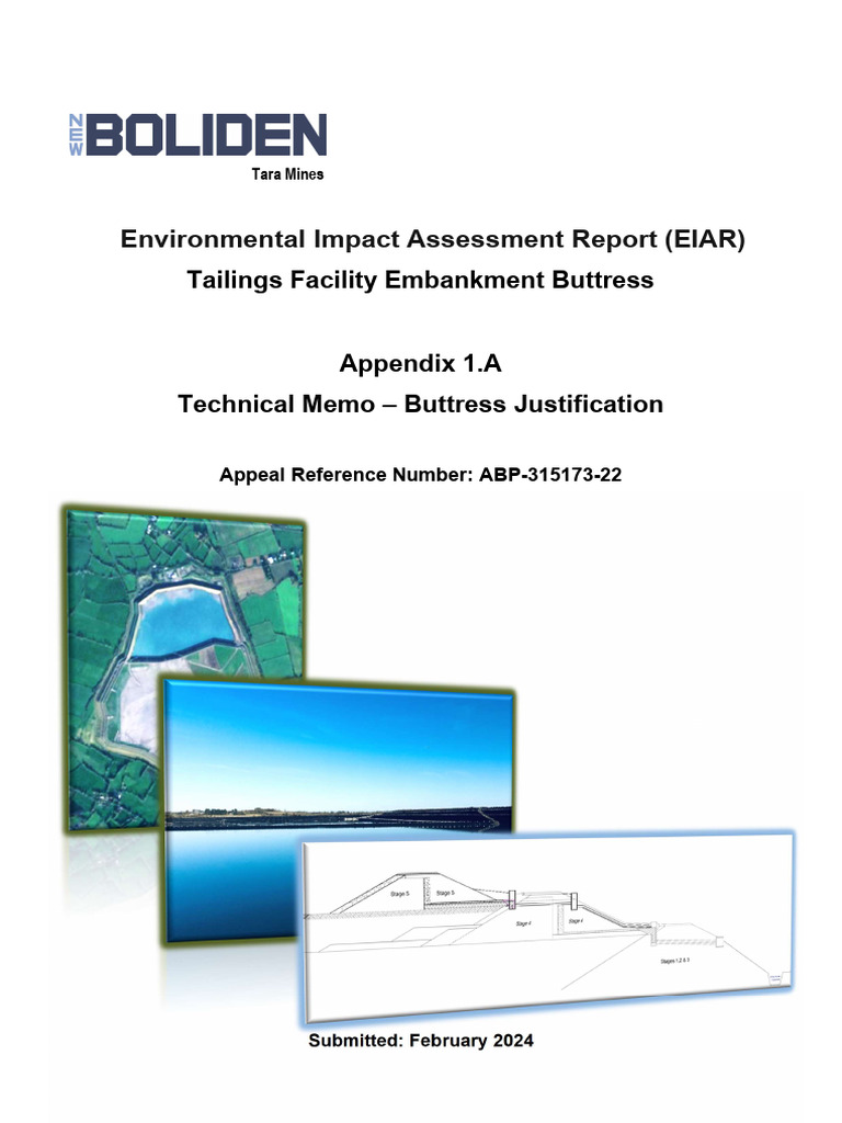 Appendix 1-A Technical Memo_BTM Buttress Justification (1) | PDF | Dam | Strength Of Materials