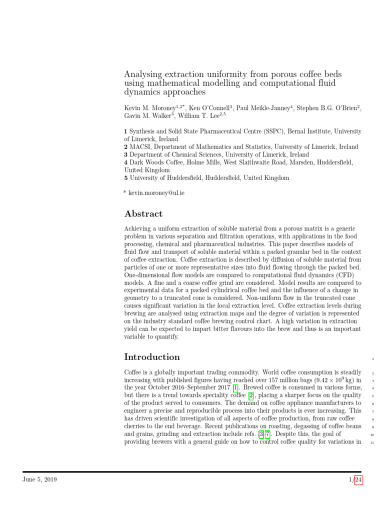 plos_one_paper | PDF | Coffee | Computational Fluid Dynamics