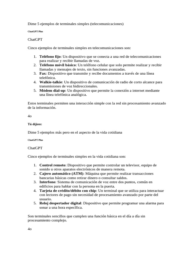 Terminales Simples | PDF | Dispositivo móvil | Telefonía móvil