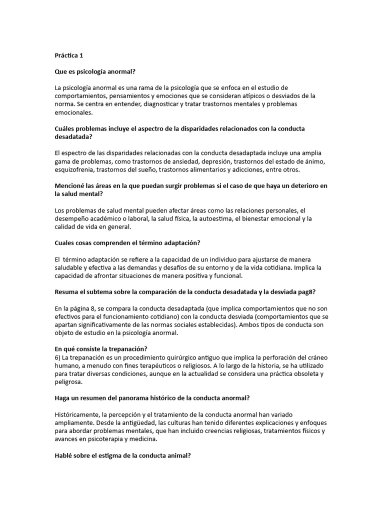 Anormal | PDF | Psicología anormal | Sicología