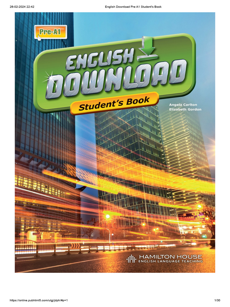 English Download Pre A1 Student's Book | PDF