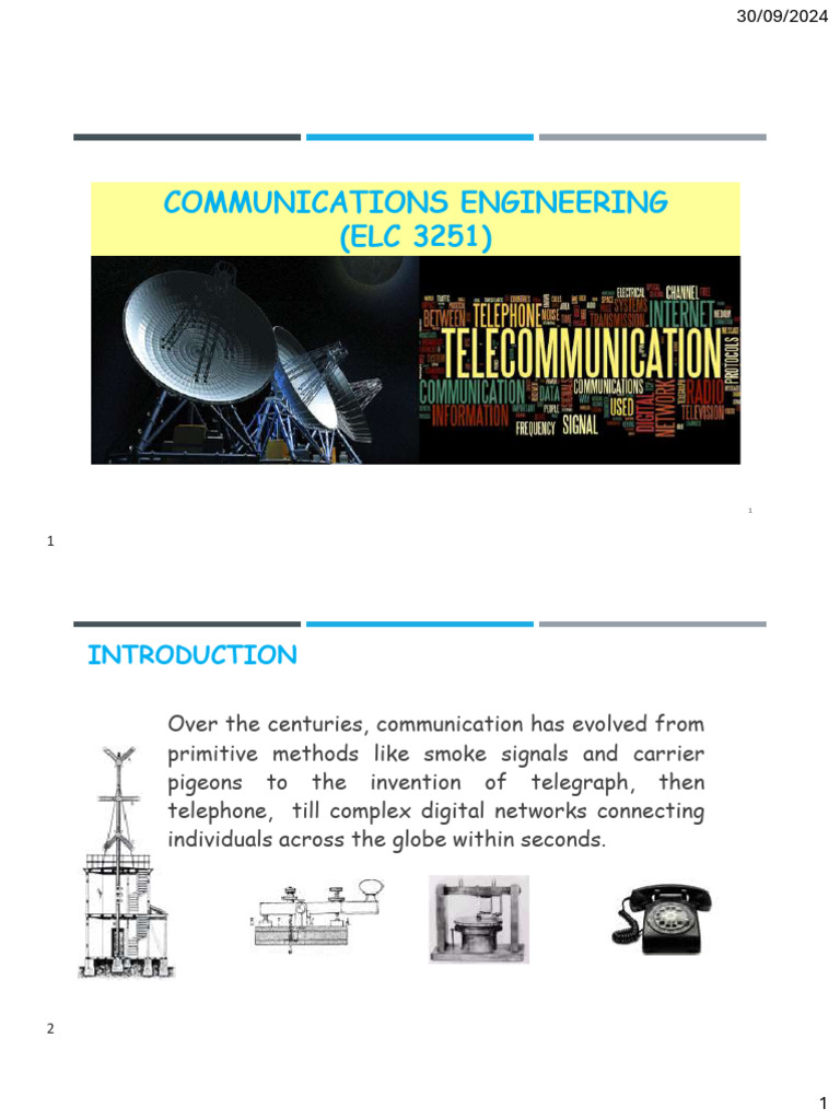 Lec 1-Part-1 | PDF | Computer Network | Radio Spectrum