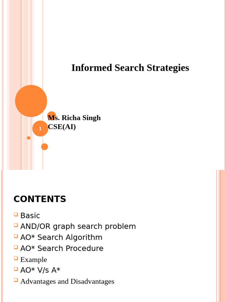 Unit 2 Topic 4 Informed Search Strategies AO | PDF | Combinatorics | Computer Science
