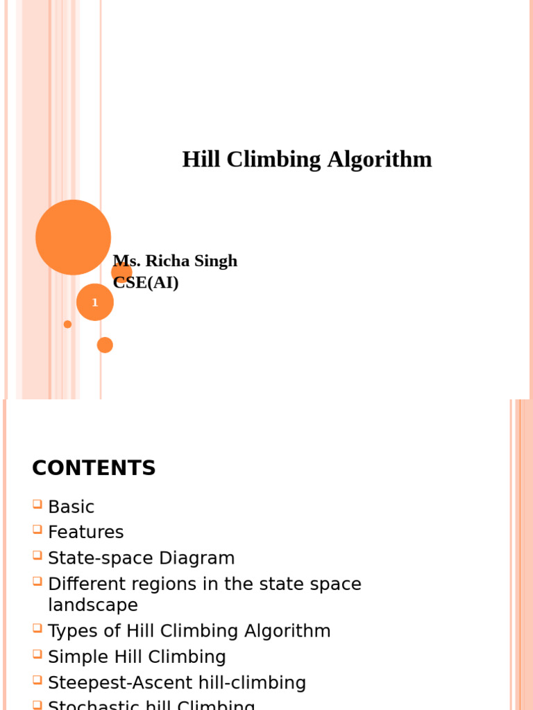 Unit 2 Topic 5 Hill Climb Search | PDF | Mathematical Analysis ...