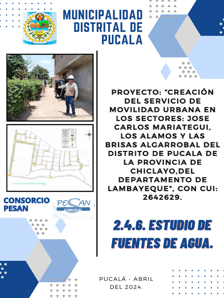 Estudio de Fuentes de Agua en Pucalá | PDF | Agua | Hormigón