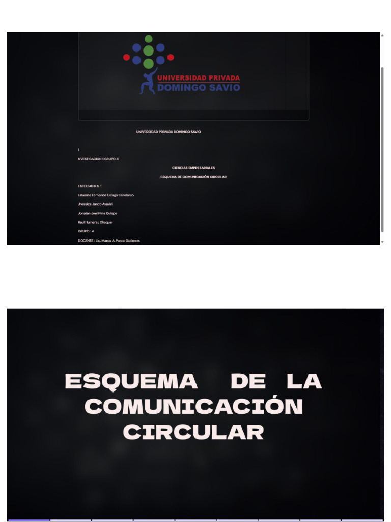 COMUNICACION CIRCULAR | PDF