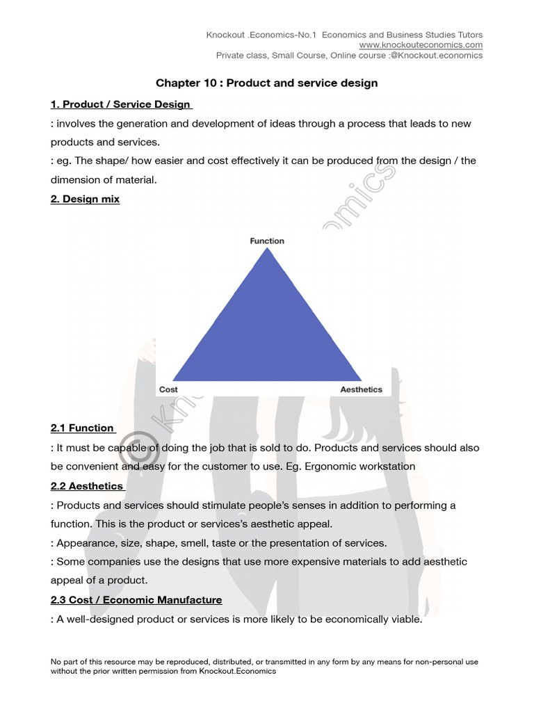 Product and Service Design | PDF | Economies