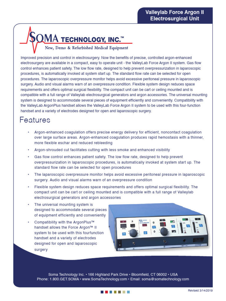 Daitherme Valleylab-force-argon-II | PDF