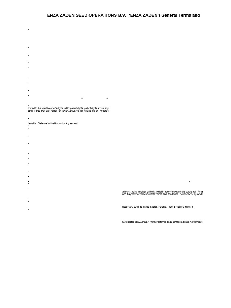 ANNEX II General Terms & Conditions For Production of Material V3 | PDF | Indemnity | Employment