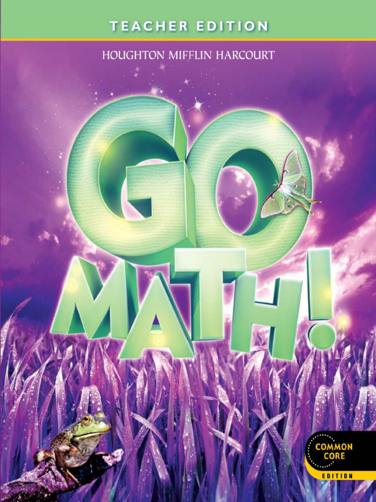 Teacher Edition G3 Go Math | PDF