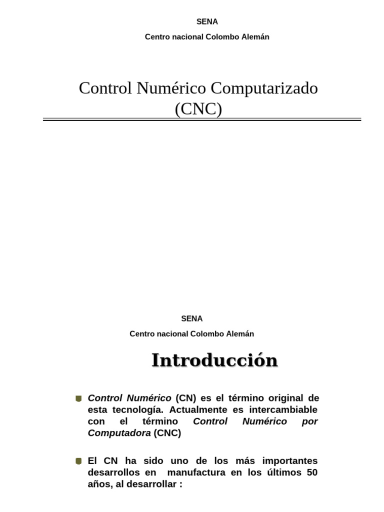 Control Numerico Computarizado | PDF | Control numerico | Programa de computadora