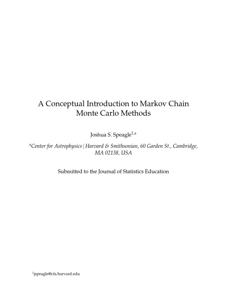 Conceptual Introduction To MCMC | PDF | Statistical Inference | Bayesian Inference