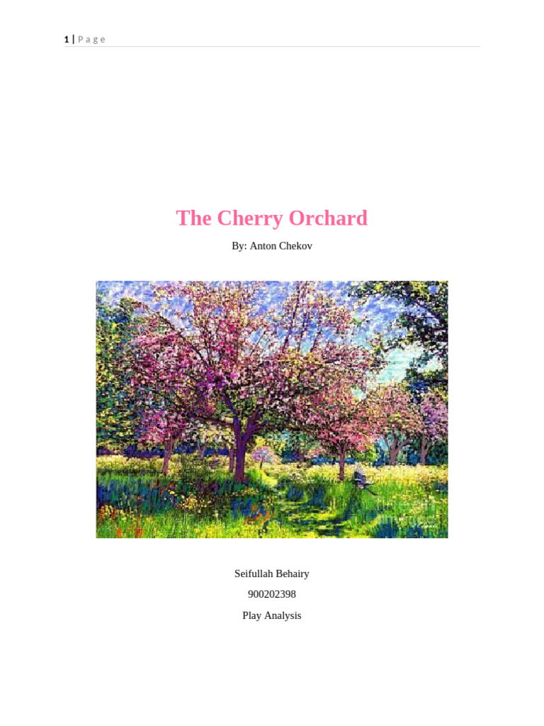 The Cherry Orchard | PDF