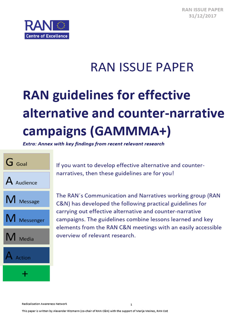 Ran CN Guidelines Effective Alternative Counter Narrative Campaigns 31 ...
