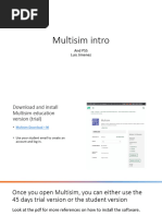 Downloading Multisim Student Edition | PDF
