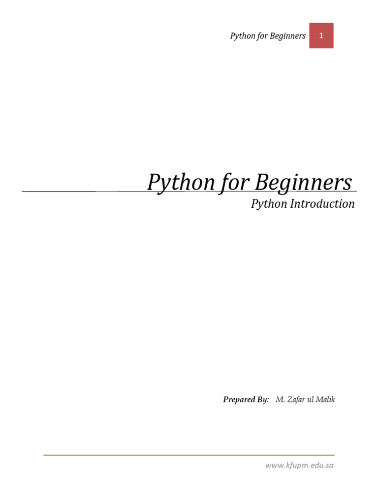 Python Intro - Day 1 | PDF | Python (Programming Language) | Variable ... Python Intro - Day 1 | PDF | Python (Programming Language) | Variable ...