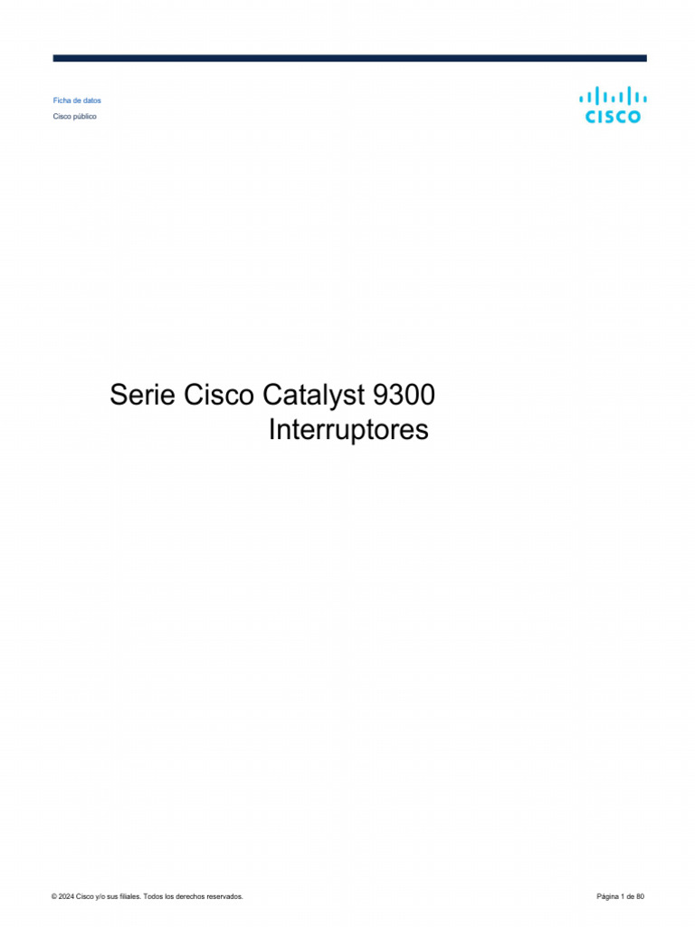 NB 06 Cat9300 Ser Data Sheet Cte en | PDF | Computación en la nube ...