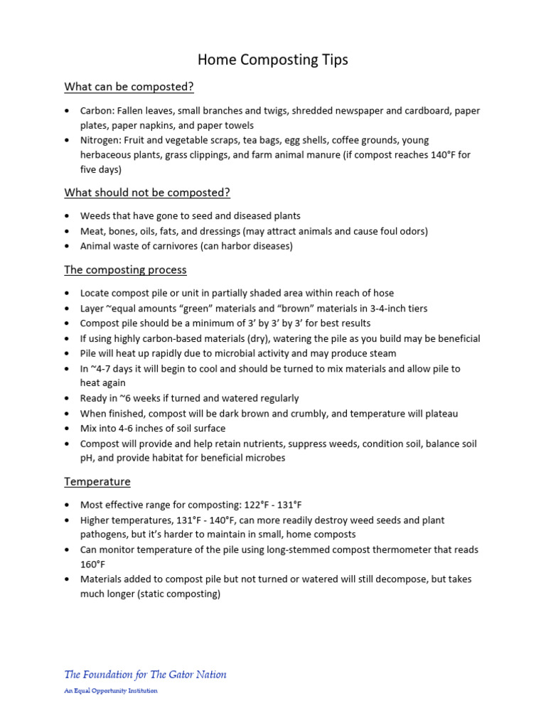 Composting Tips and Troubleshooting PDF | PDF | Compost | Manure
