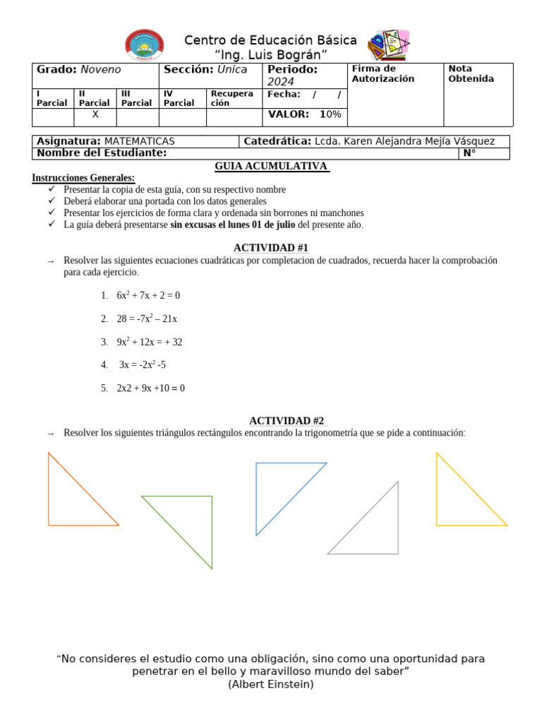 Guia Acumulativa Iip | PDF