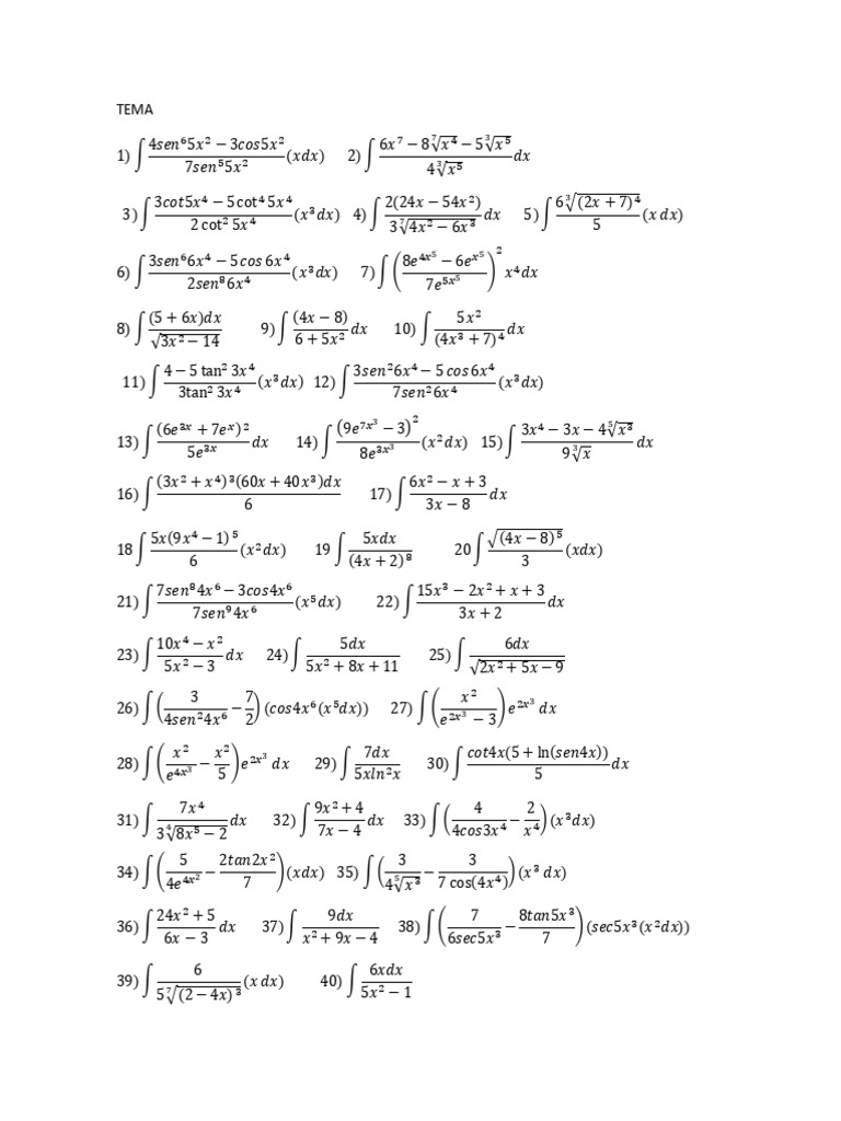 TAREA 4 UNIDAD 2 INTEGRAL | PDF