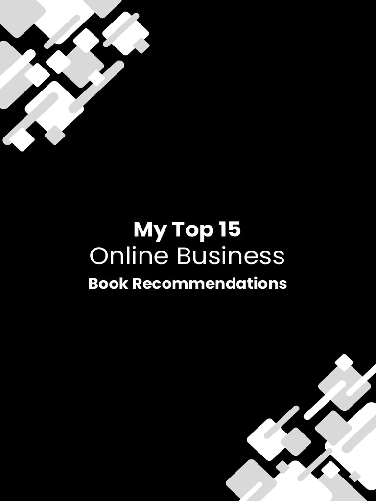 Top 15 Online Business Books | PDF | Lean Startup | Startup Company