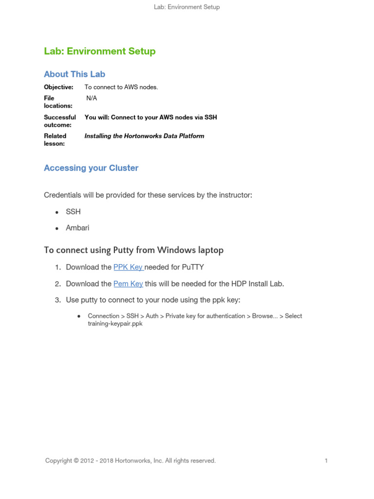03 Lab EnvironmentSetup - fNDhnIH | PDF | Secure Shell | Sudo