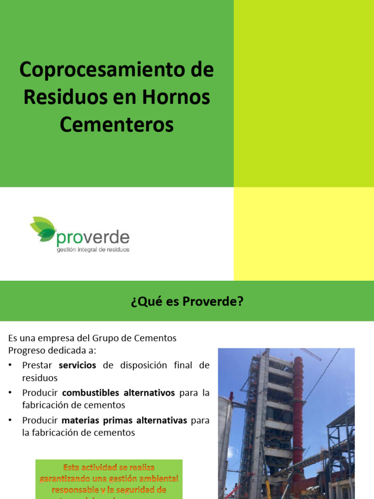 Presentación Proverde Julio 2018 | PDF | Combustibles | Combustión