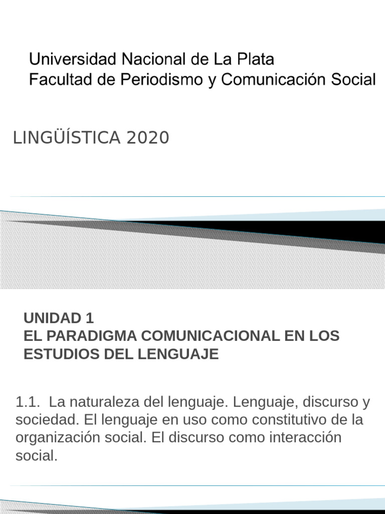 Paradigma Comunicacional en Los Estudios Del Lenguaje | PDF