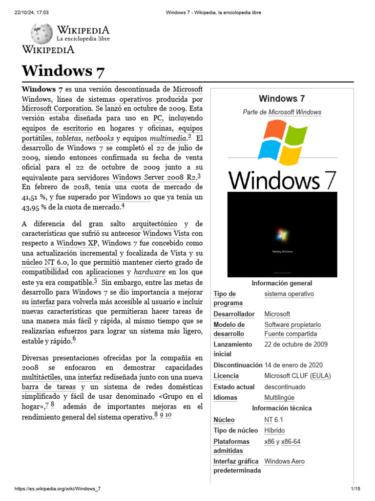 Como Crear Un Windows 7 (Crear Un Software) | PDF | Windows 7 ...