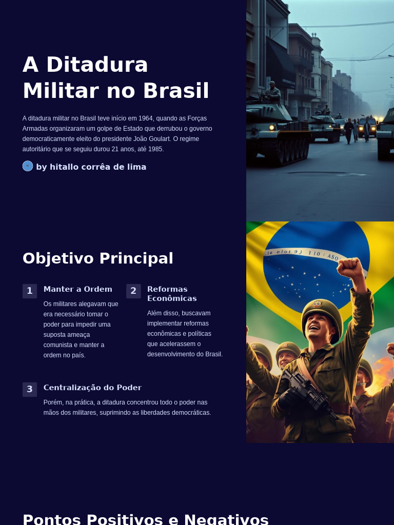 A Ditadura Militar No Brasil | PDF | Brasil | Ciência Política