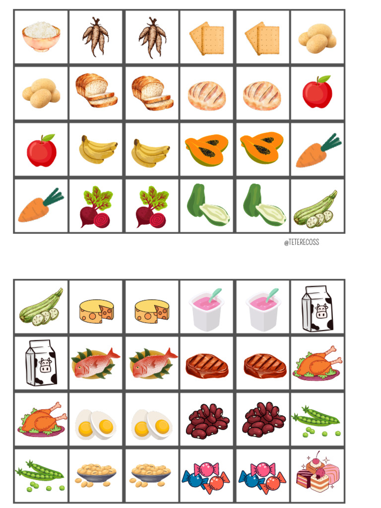 Dominó dos alimentos | PDF