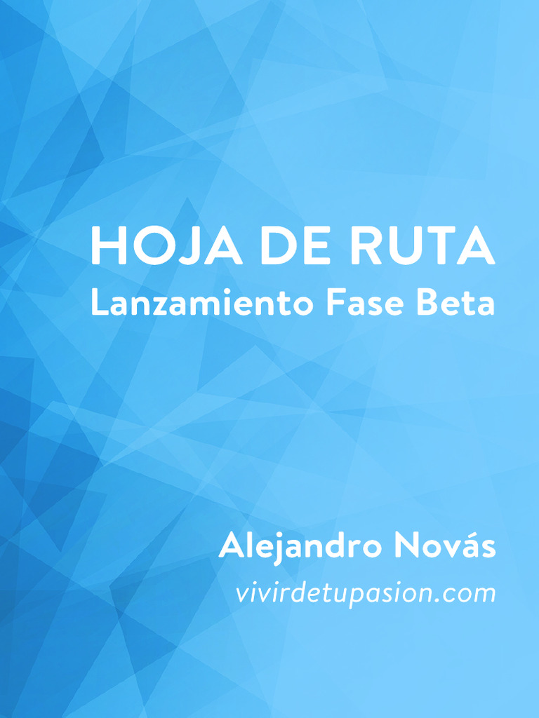 Hoja de Ruta - Lanzamiento Fase Beta | PDF | Oferta (economía) | Facebook