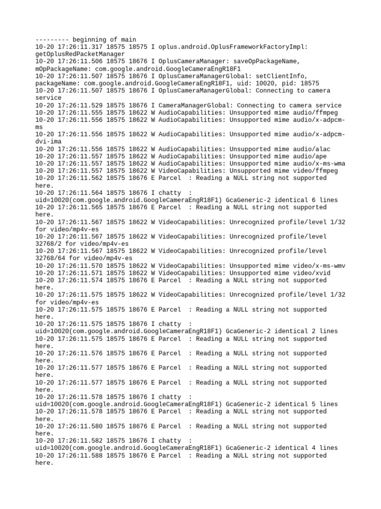 Log Cat 1729419970871 | PDF | Computing | Software