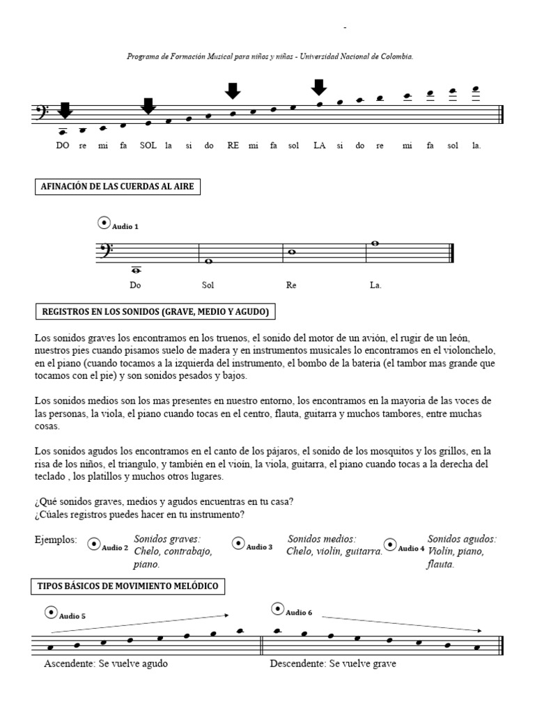 LECTURA MUSICAL CHELO PFM | PDF | Clave | Violonchelo