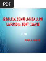 ISAKHIWO SANGAPHANDLE nesangaphakathi SENKONDLO | PDF