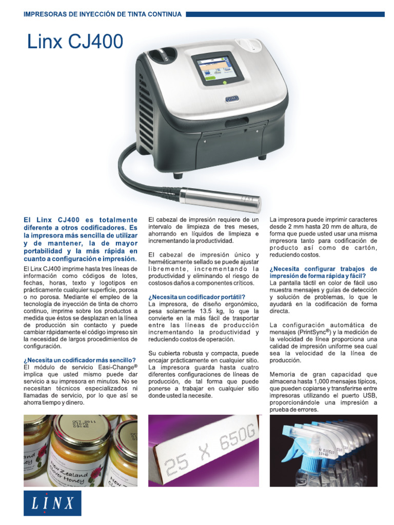 Cj 400 Folleto Espanol | PDF