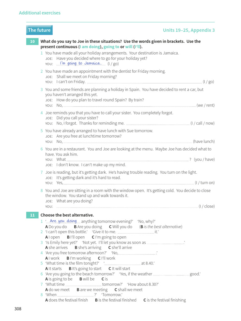 future exercises 2 | PDF