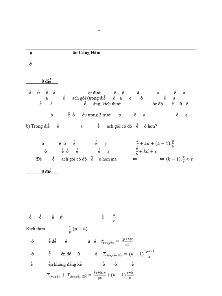 Mang May Tinh - HW - Chapter 1 - TranCongDam - 20213859 | PDF