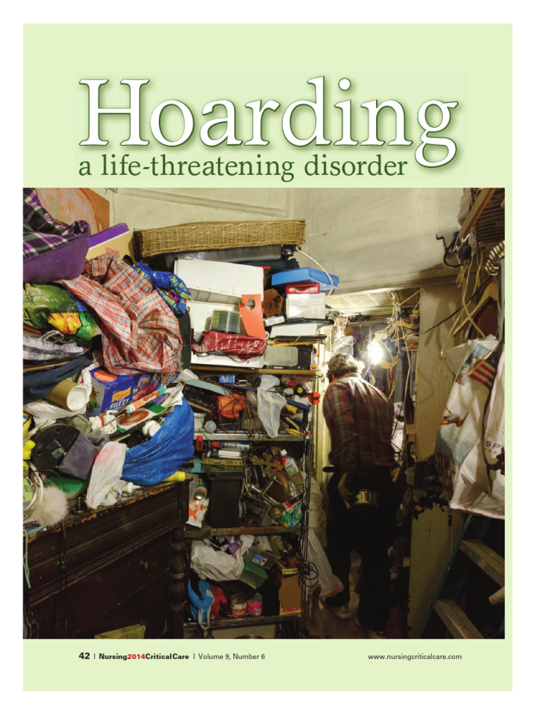 Hoarding A Life Threatening Disorder.9 | PDF | Obsessive–Compulsive ...