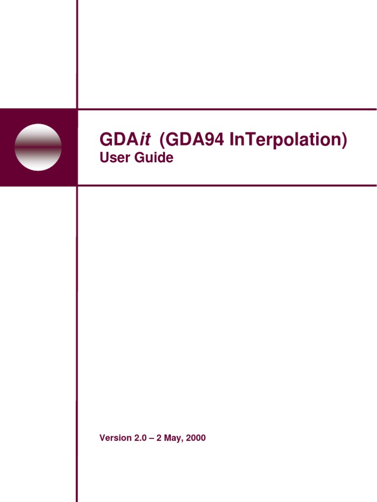 GDAit User Guide V210 | PDF | Comma Separated Values | File Format